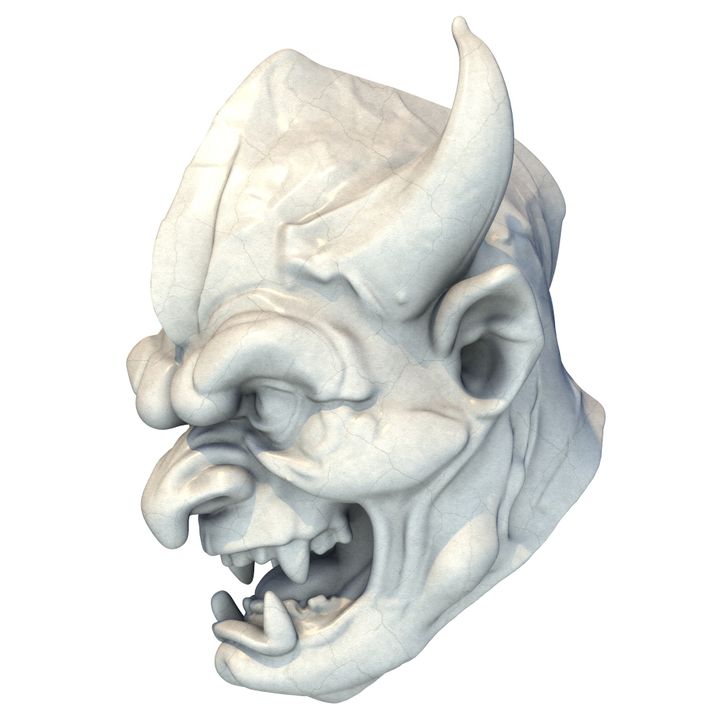 3D Printable Gargoyle Head 11 by 1xMerch