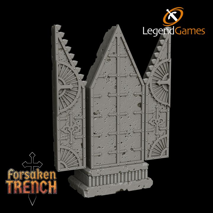 3D Printable LegendGames Trench Crusade Battlefield Shrine Triptych by ...