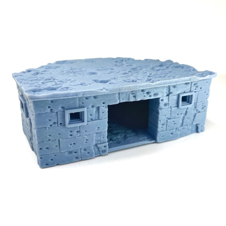 3D Printable Pillbox (Bunker) by Custom Miniature Maker
