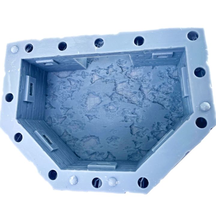 3D Printable Pillbox (Bunker) by Custom Miniature Maker