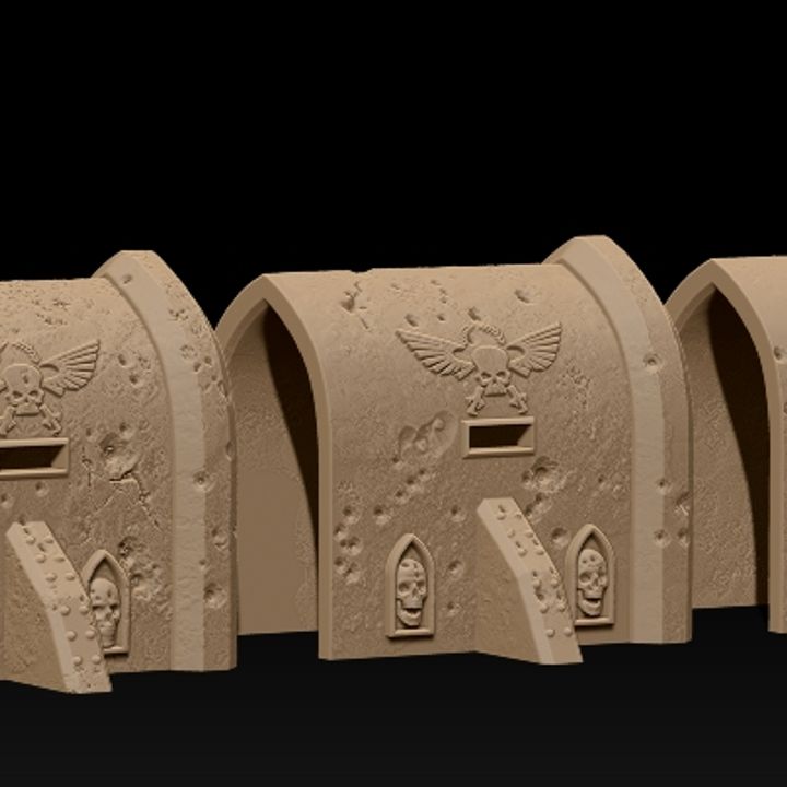 3D Printable Bunker 1 by PostMortemNihiliEst