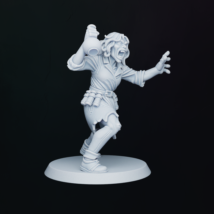 3D Printable Zombie Alchemist by Voidforge