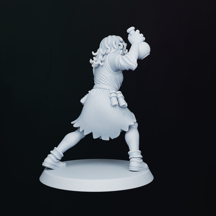 3D Printable Zombie Alchemist by Voidforge
