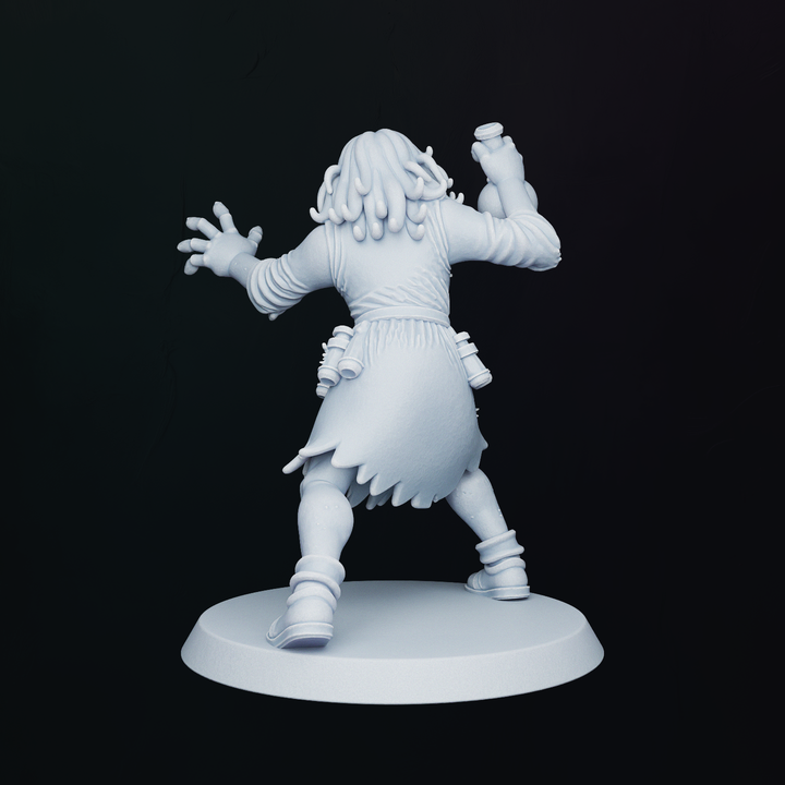 3D Printable Zombie Alchemist by Voidforge