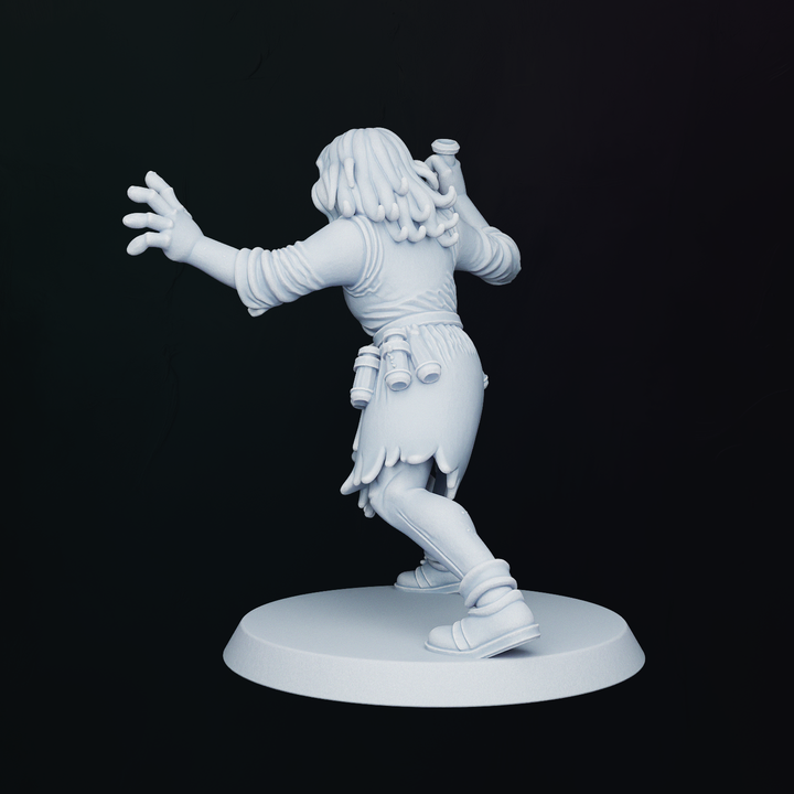 3D Printable Zombie Alchemist by Voidforge