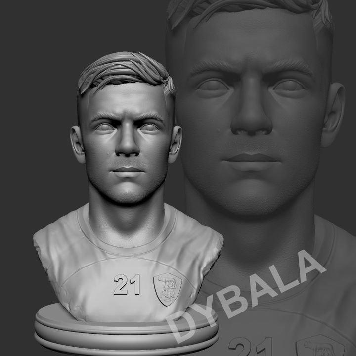 3D Printable PAOLO DYBALA by Thành Thái Ngô