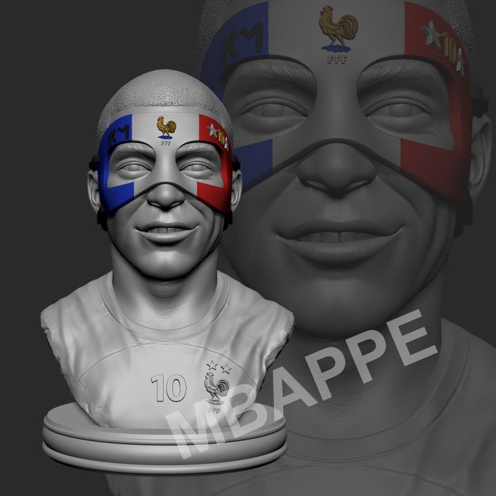 3D Printable KYLIAN MBAPPE by Thành Thái Ngô