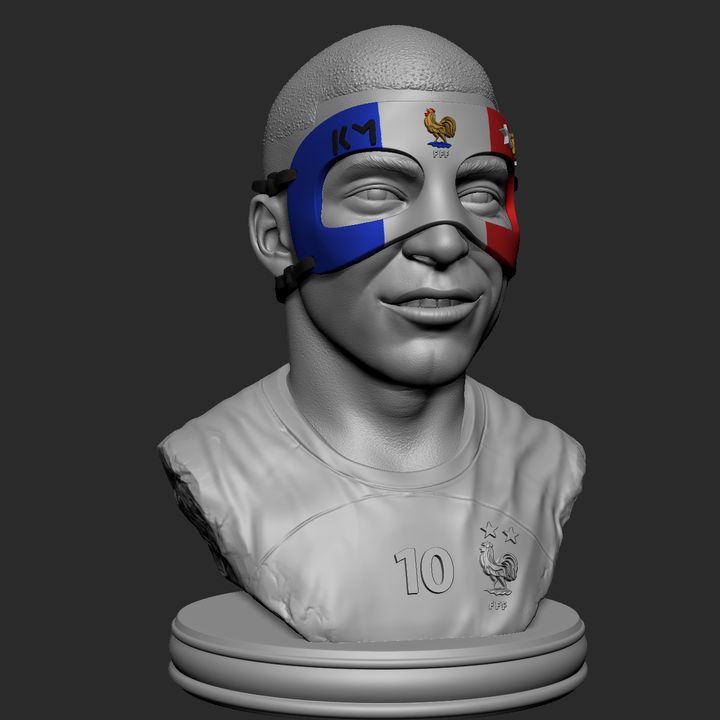 3D Printable KYLIAN MBAPPE by Thành Thái Ngô