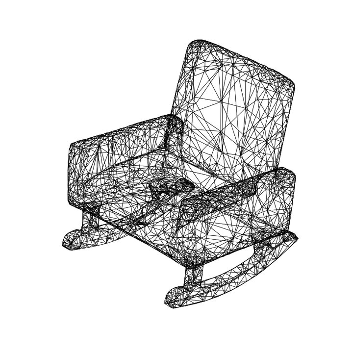 3D Printable Rocking Chair 3D Model – STL, OBJ, FBX – Digital Download ...
