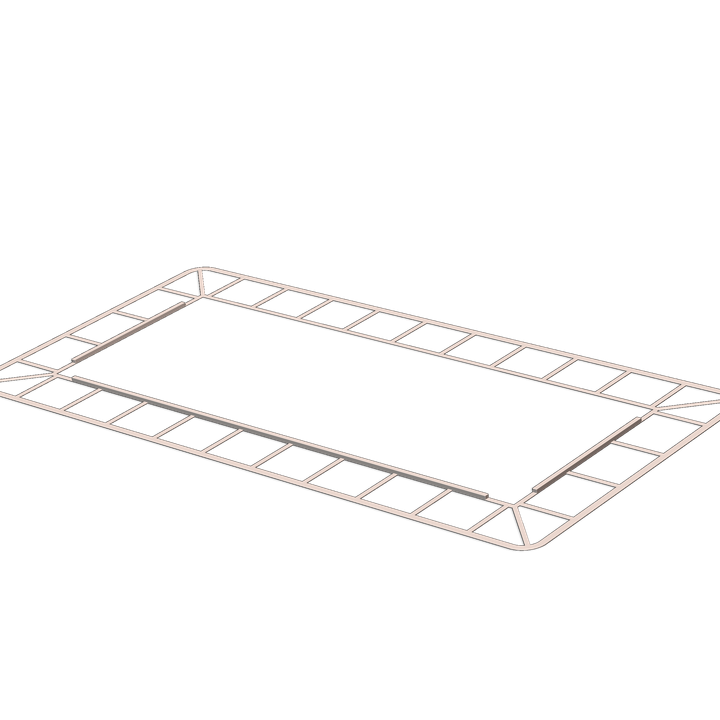 3D Printable WTC FOLDABLE TERRAIN AREA TEMPLATES by The Custom Bit