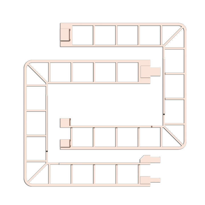 3D Printable WTC FOLDABLE TERRAIN AREA TEMPLATES by The Custom Bit