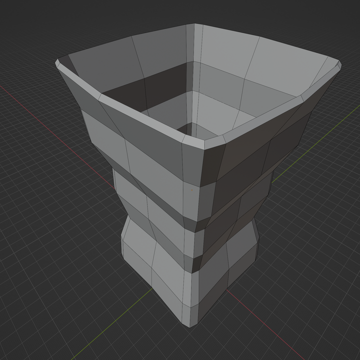 3D Printable Geometric Funnel Vase by Stanley