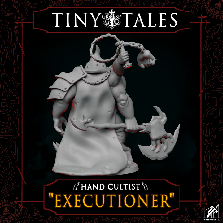 3D Printable Executioner - Grasp Of God - 60mm by Tiny Tales