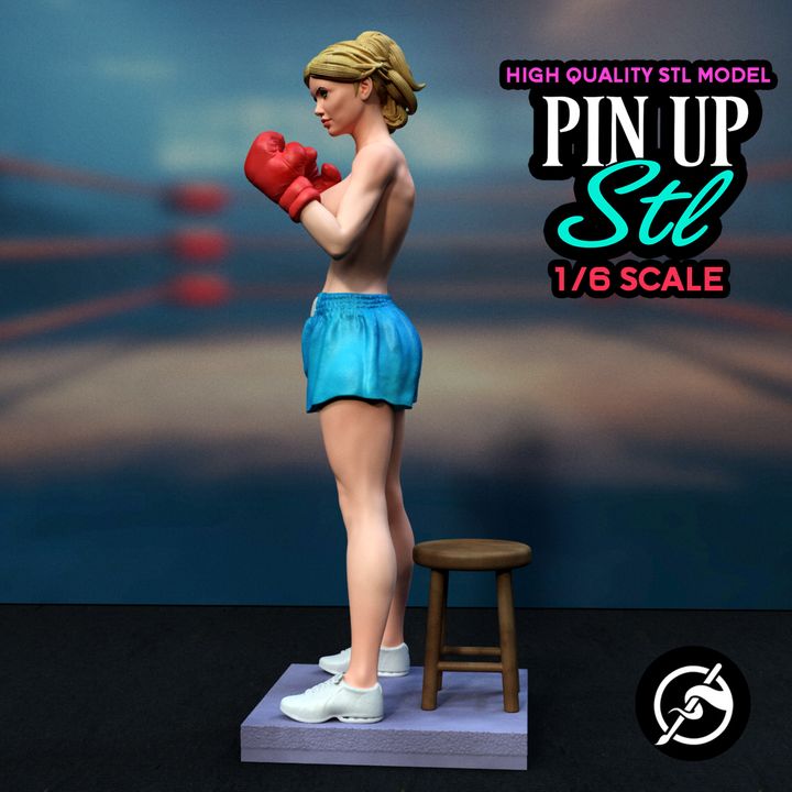3D Printable Knockout Beauty by exclusive3dprints