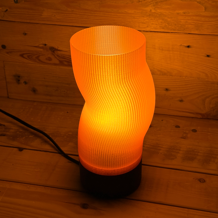 3D Printable Bend Lamp Top by ENIQUE3D