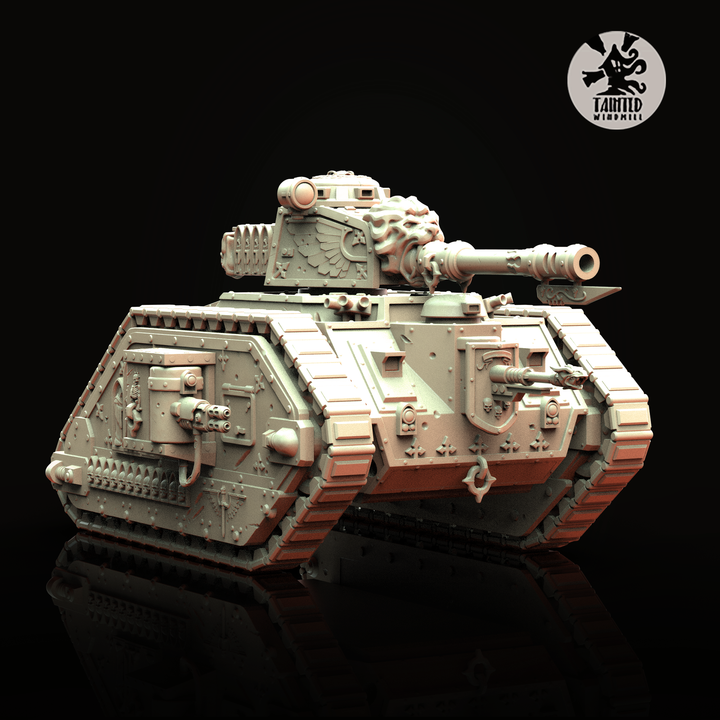 3D Printable Lion Tank WIP by Tainted Windmill