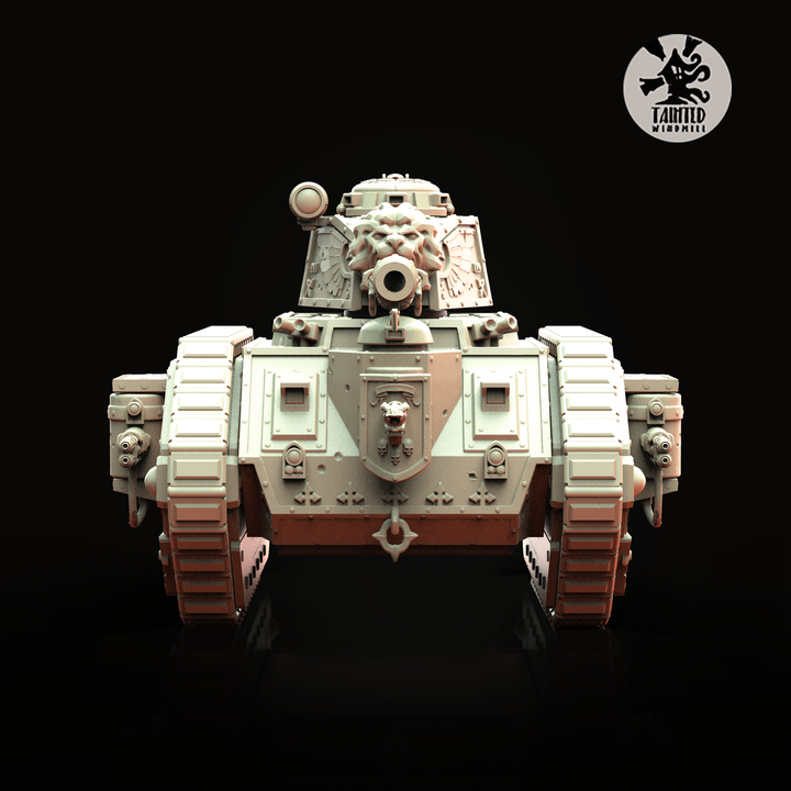 3D Printable Lion Tank WIP by Tainted Windmill