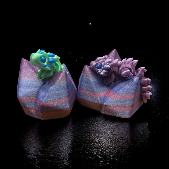 3D Printable Baby Spike V2 with Crystal Box by Rebel Alicorn Designs