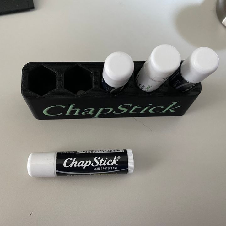 3D Printable Chapstick Holder by Sergei