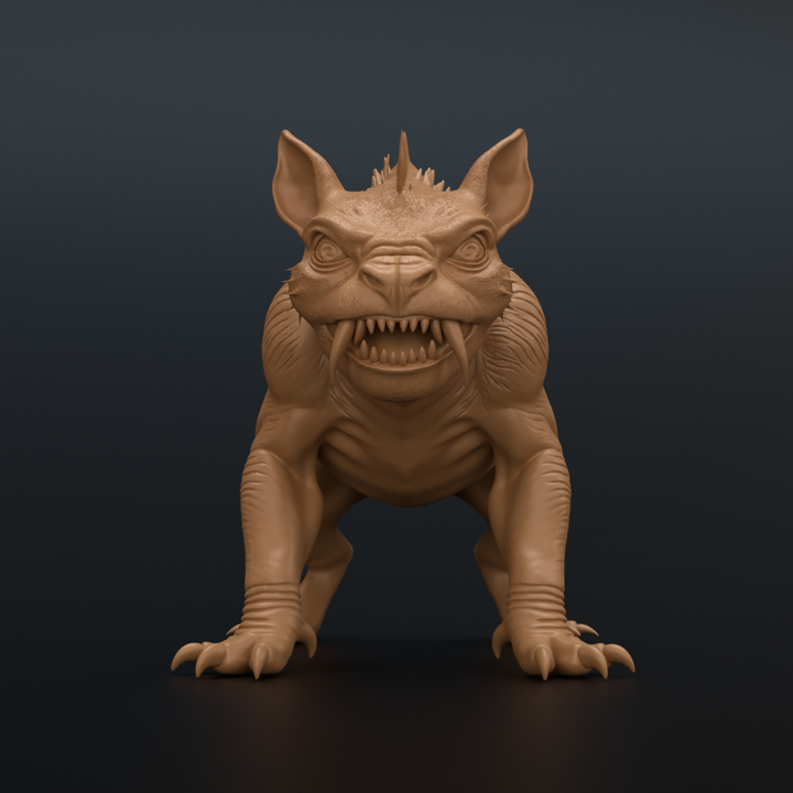 3D Printable Razorfang Hellbeast by Tayyab