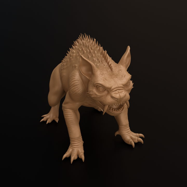 3D Printable Razorfang Hellbeast by Tayyab