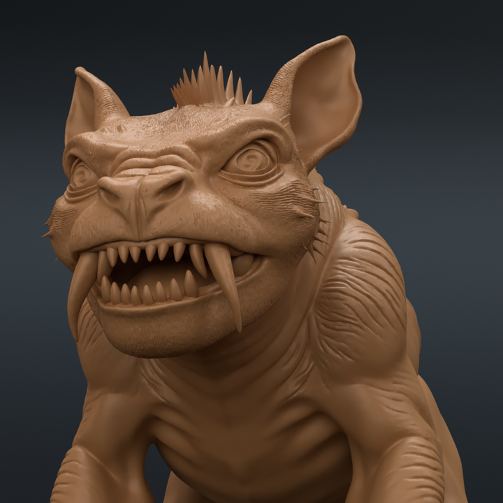 3D Printable Razorfang Hellbeast by Tayyab