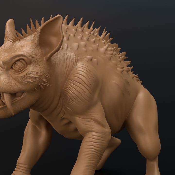 3D Printable Razorfang Hellbeast by Tayyab