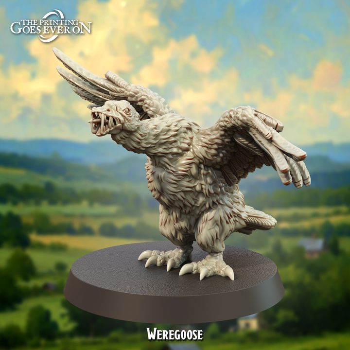 3D Printable Dire Goose - Presupported by The Printing Goes Ever On