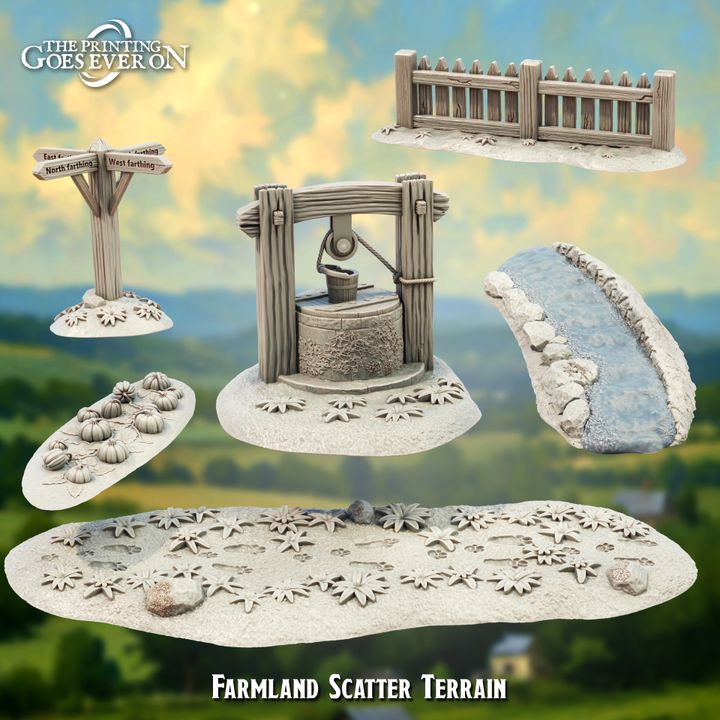 3D Printable Farmland Scatter Terrain Props - Rise of the Honk ...