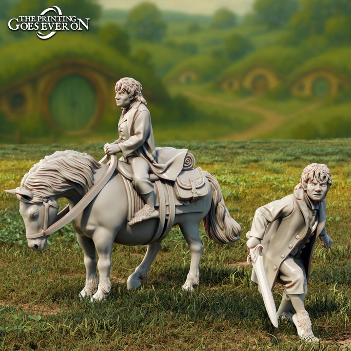 3D Printable Bolco Burrows - Halfling Burglar by The Printing Goes Ever On