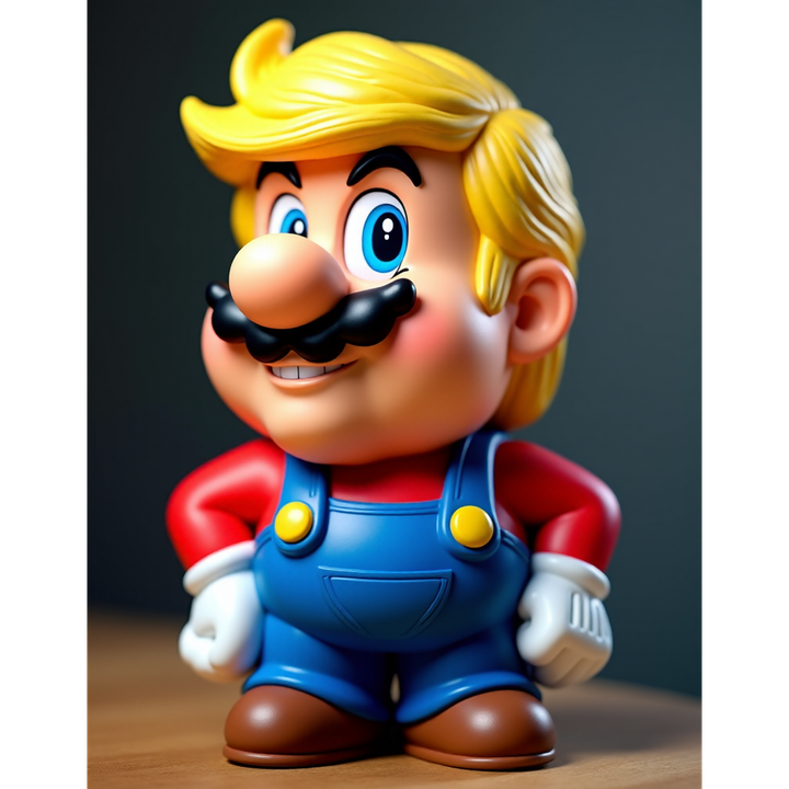 3D Printable Mario Trump 2 (June 2025) by Marc Gequil