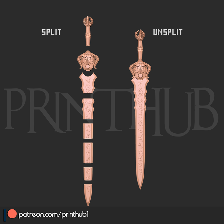 3D Printable Bishamon Sword – Onimusha Fan Art | Legendary Cosplay Prop ...