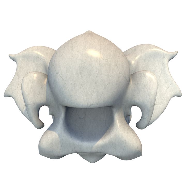 3D Printable Gargoyle Head 17 by 1xMerch