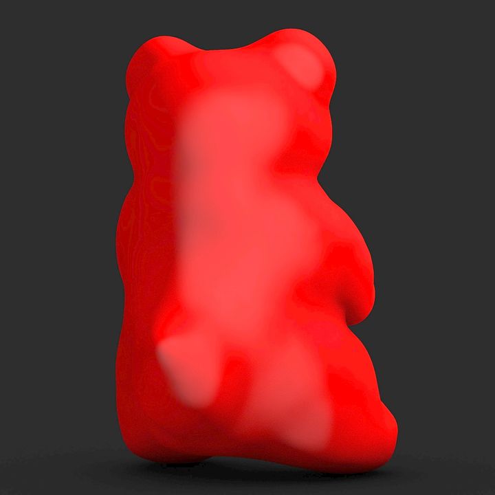 3D Printable Gummy Bear by 1xMerch