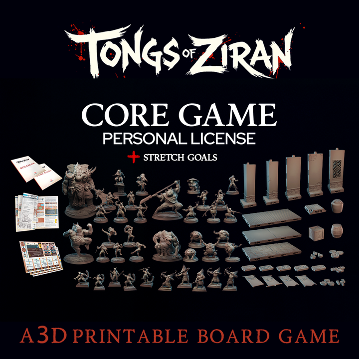 3D Printable Tongs of Ziran – Core game (Personal License) by White ...