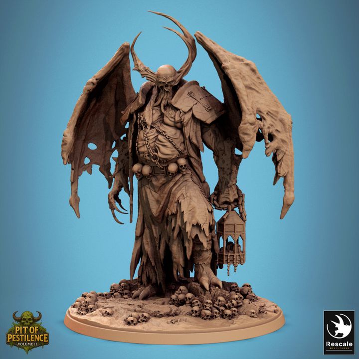 3D Printable Ashkar, the Night Watcher by Rescale Miniatures