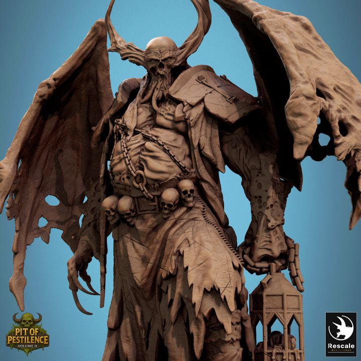 3D Printable Ashkar, the Night Watcher by Rescale Miniatures