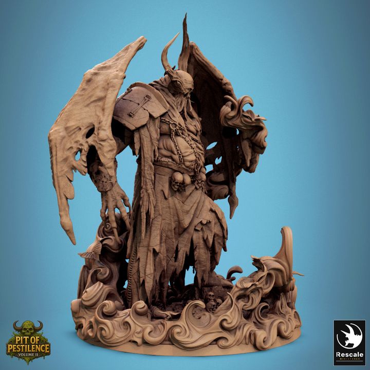 3D Printable Ashkar, the Night Watcher by Rescale Miniatures