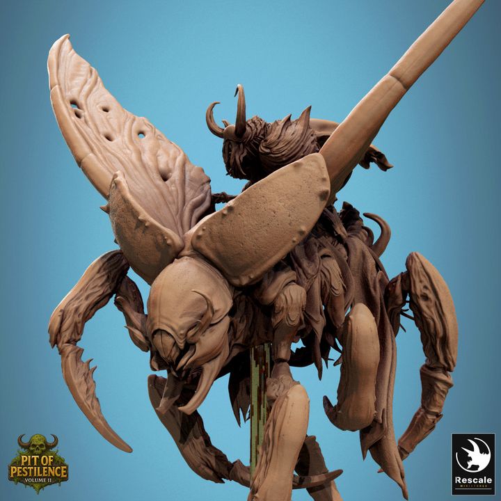 3D Printable Scarab Host Fly Look by Rescale Miniatures