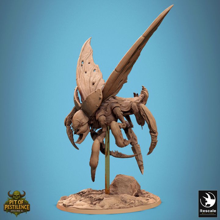 3D Printable Scarab Host Fly Look by Rescale Miniatures