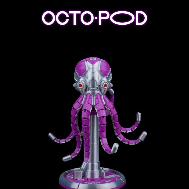 3D Printable Octo-Pod by Stlflix