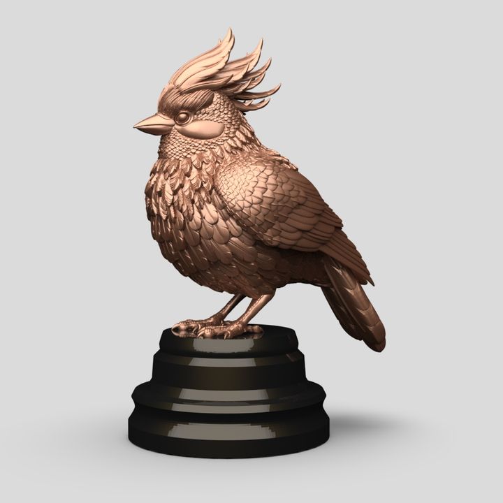 3D Printable Bird Sculpture by Dmitry Tishchenkov