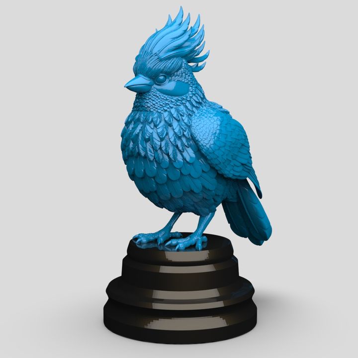 3D Printable Bird Sculpture by Dmitry Tishchenkov