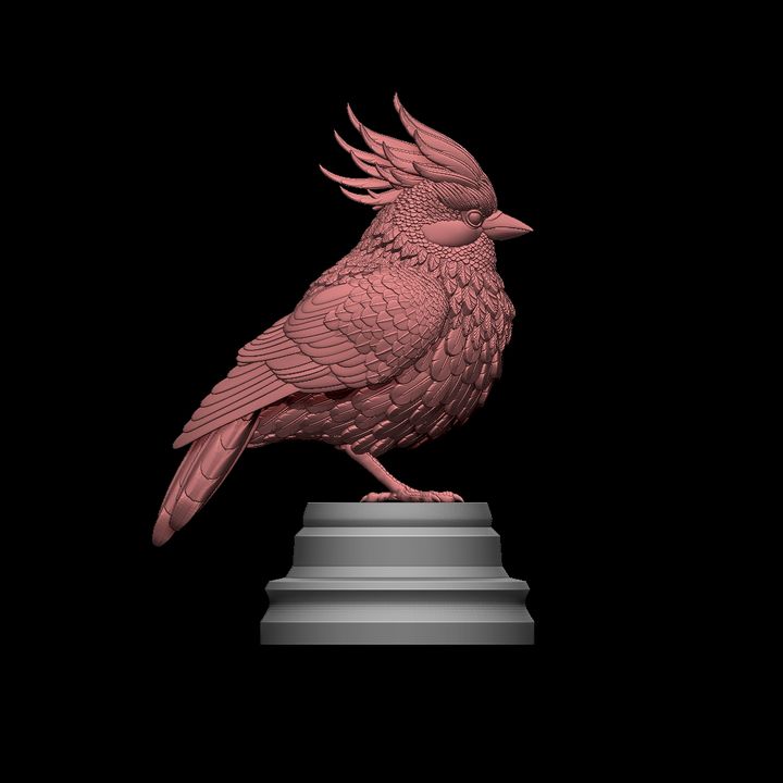 3D Printable Bird Sculpture by Dmitry Tishchenkov