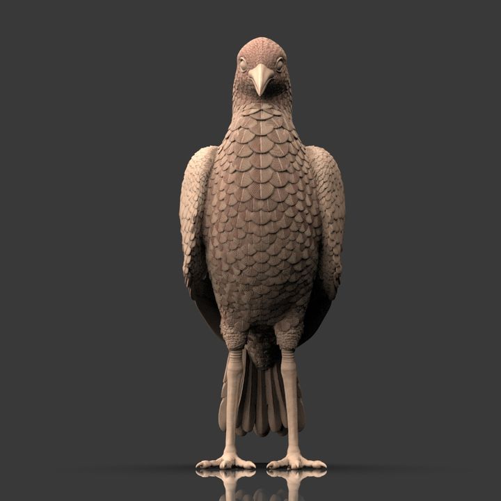 3D Printable Bird Sculpture by Dmitry Tishchenkov