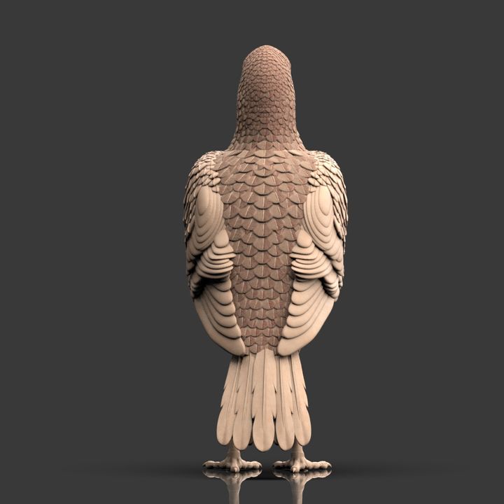 3D Printable Bird Sculpture by Dmitry Tishchenkov