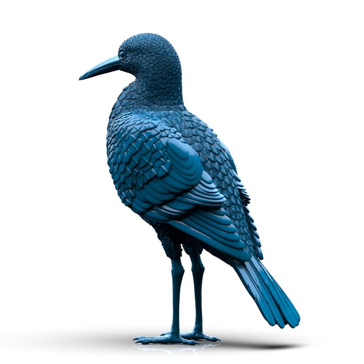 3D Printable Bird Sculpture by Dmitry Tishchenkov