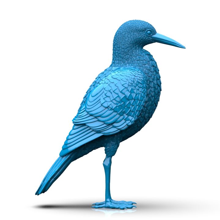 3D Printable Bird Sculpture by Dmitry Tishchenkov