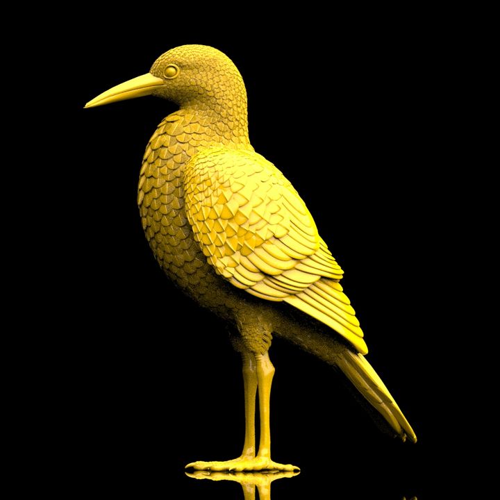 3D Printable Bird Sculpture by Dmitry Tishchenkov