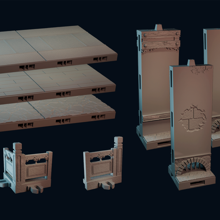 3D Printable Tongs of Ziran Stretch Goals by White Gorilla Games